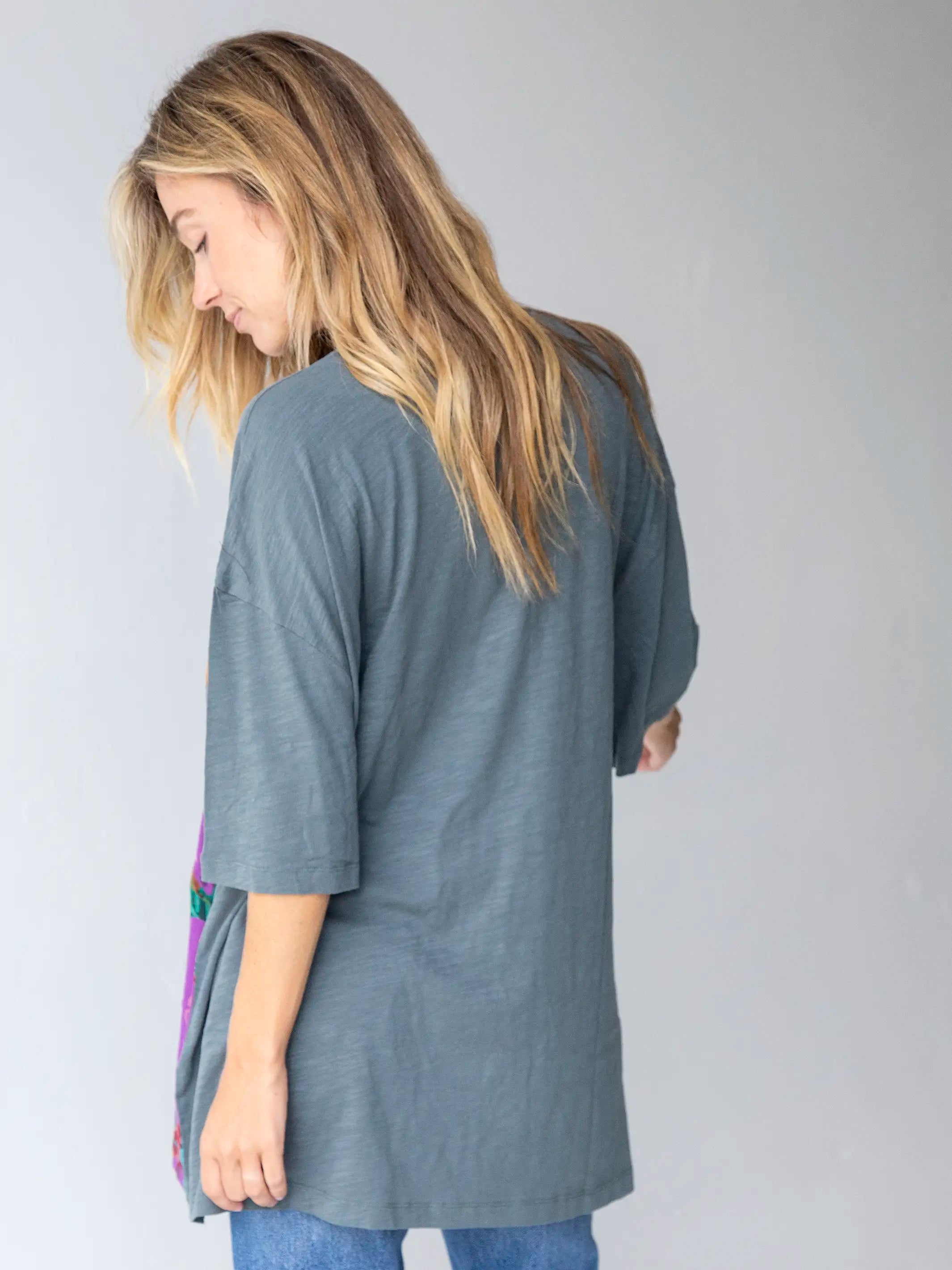 One Size Easy Tee - Follow The Sun White – Natural Life