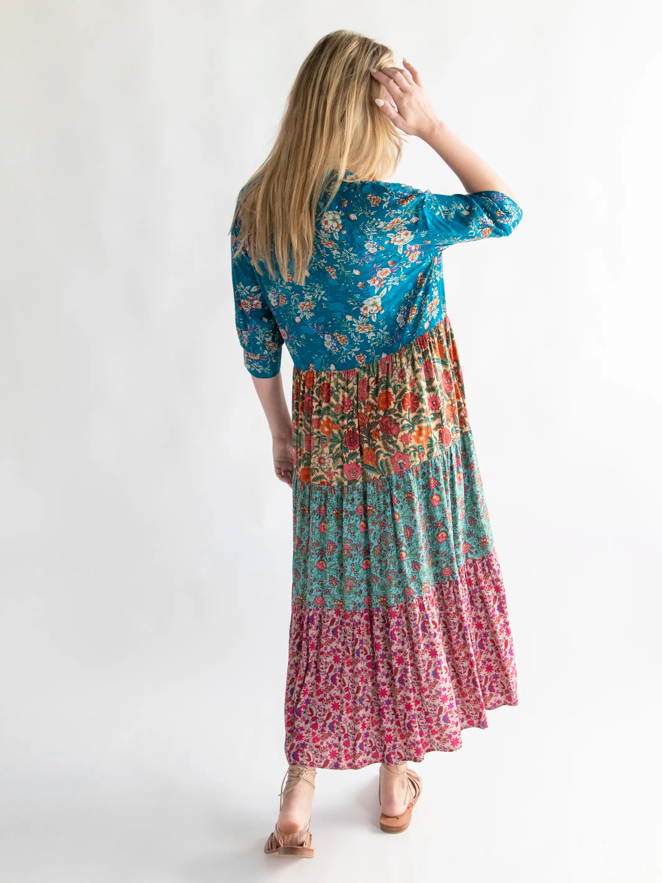 Rebecca Midi Dress - Black – Natural Life