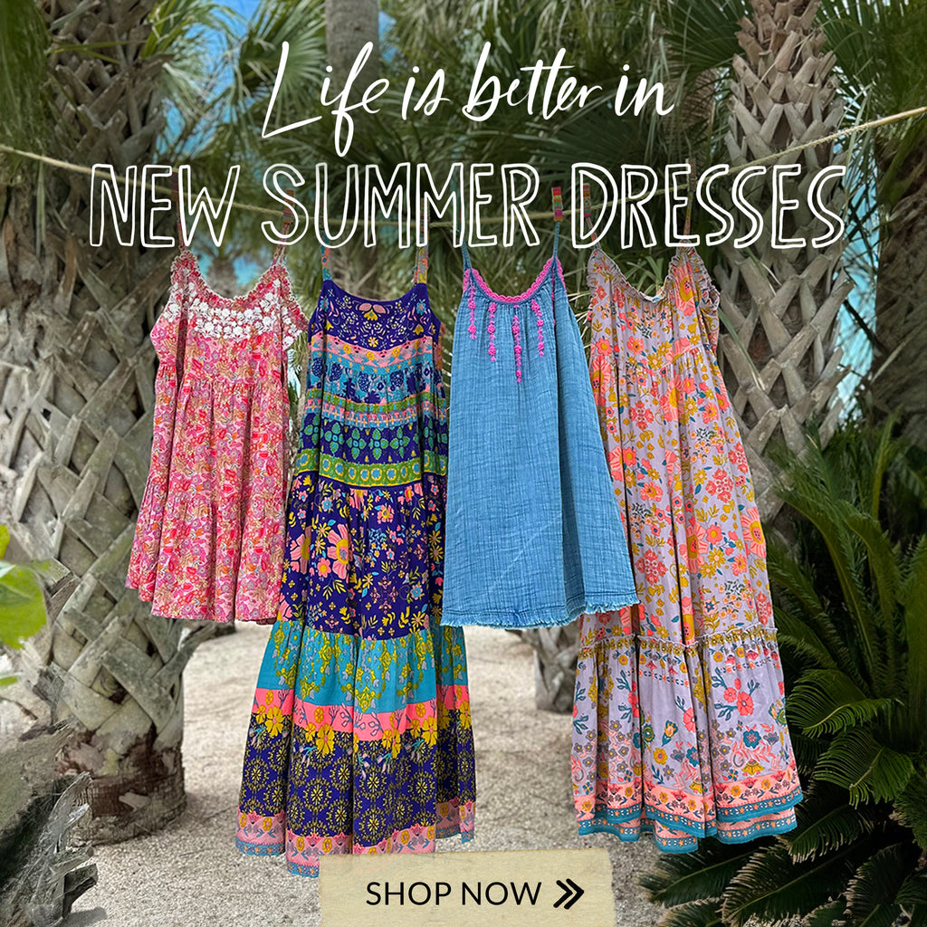 Shop Boho, Colorful And Cute Mini Dresses - Natural Life