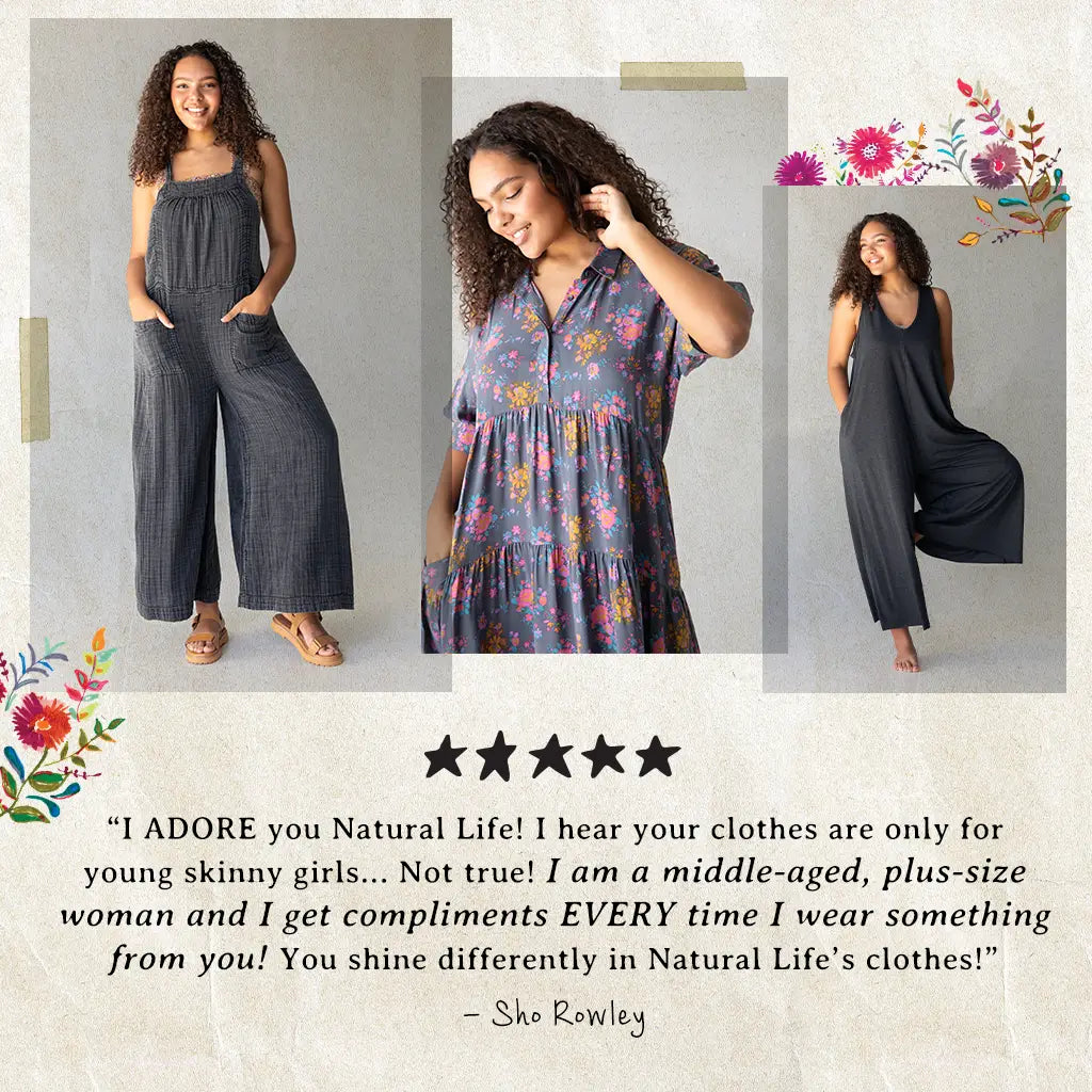 Shop Colorful Boho Clothing for Curvy Fashion - Natural Life