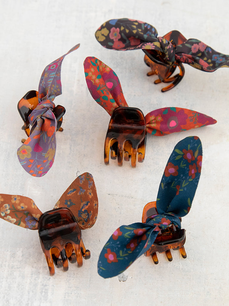 Mini Hair Claw Clips, Set of 5 - Multicolored – Natural Life