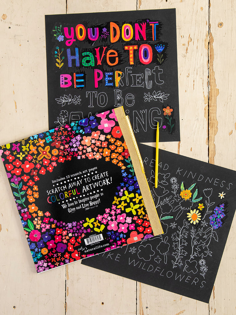 Scratch Art Poster Book – Natural Life