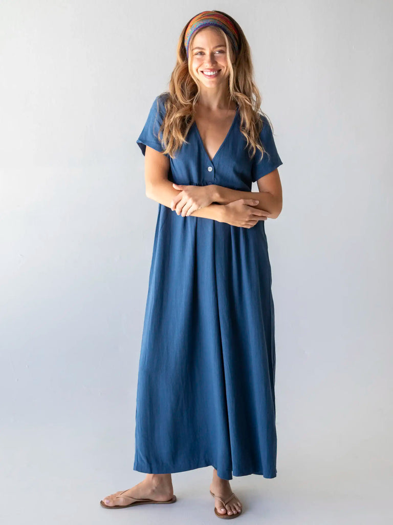 Avery Wide-Leg Jumpsuit - Indigo – Natural Life