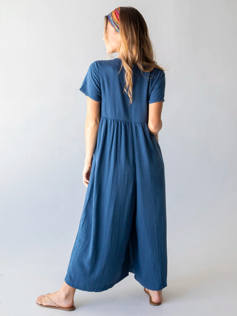 Avery Wide-Leg Jumpsuit - Indigo – Natural Life