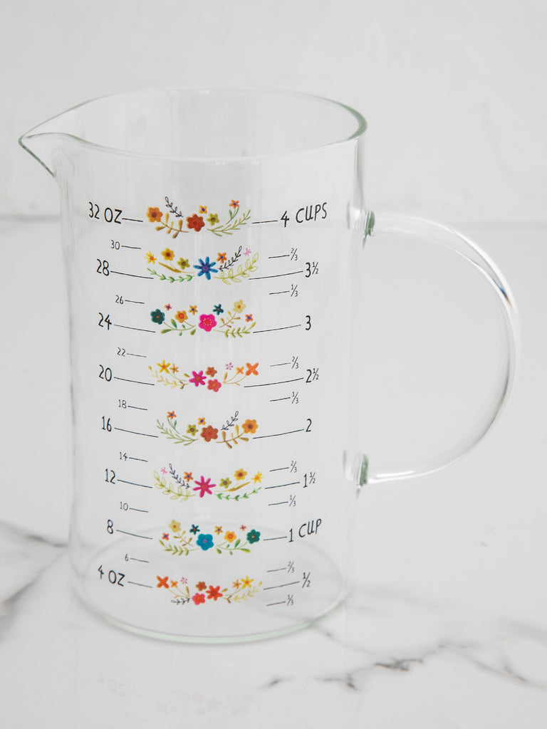 Hand Blown Glass Measuring Cup – Natural Life