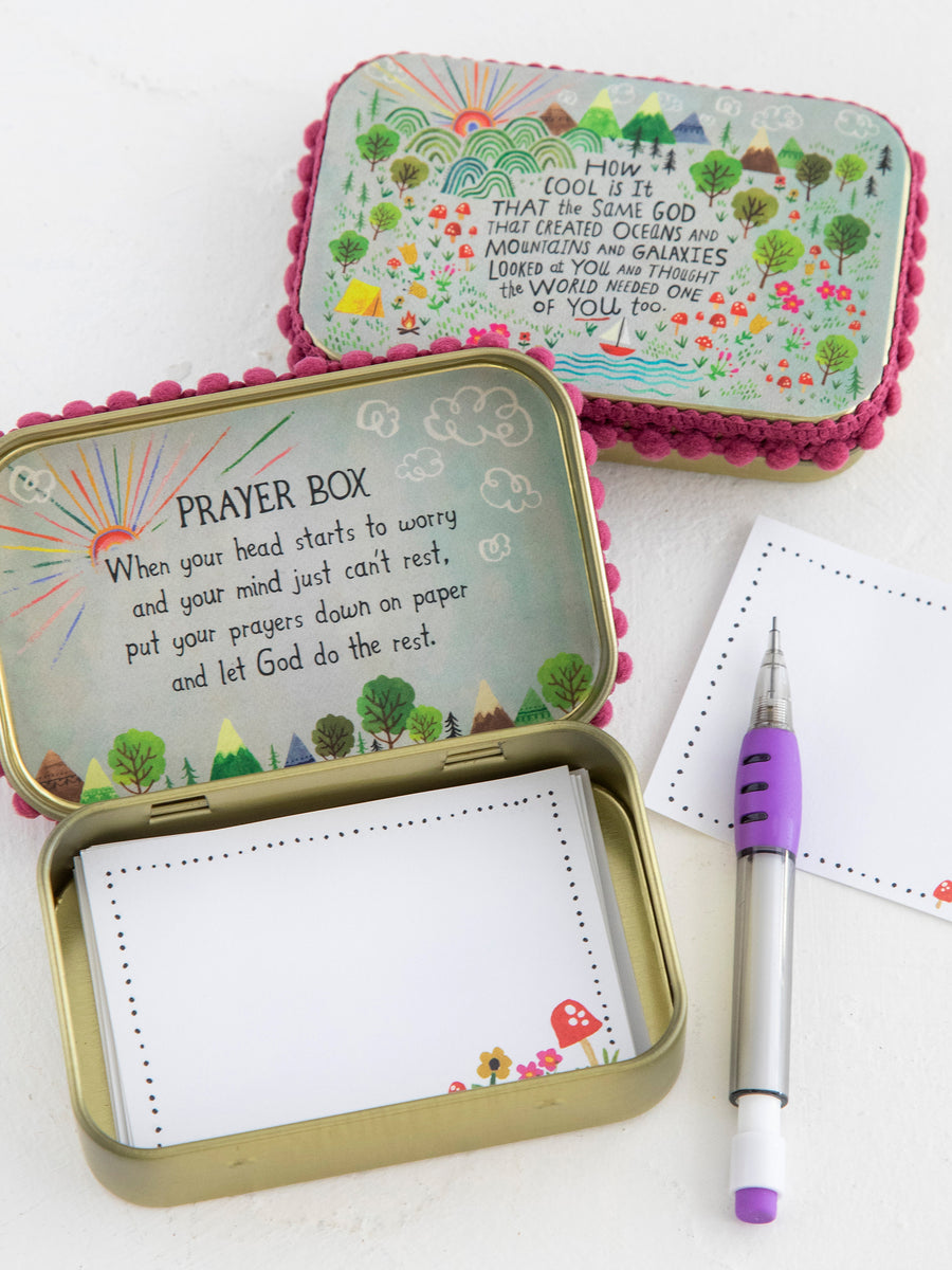 Tin Prayer Box - God Created You – Natural Life