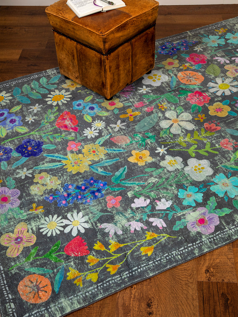 Chenille Rug, 5' x 7' - Wildflower – Natural Life