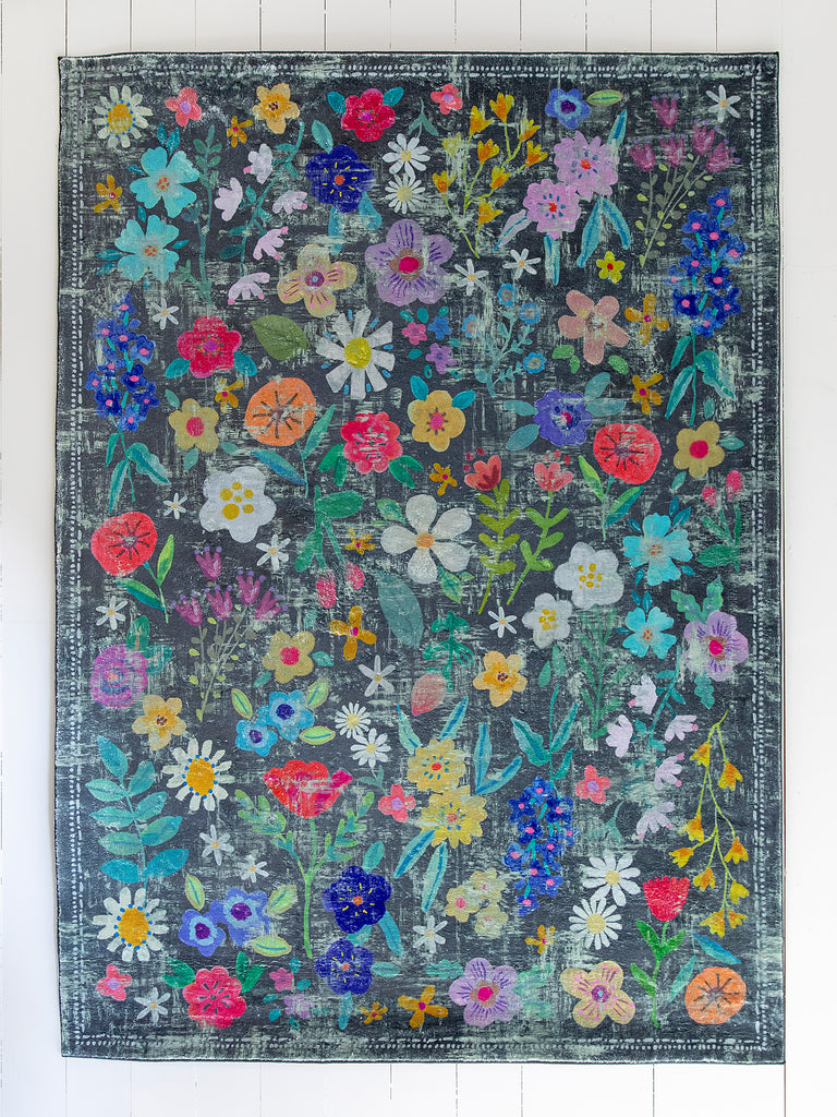 Chenille Rug, 5' x 7' - Wildflower – Natural Life