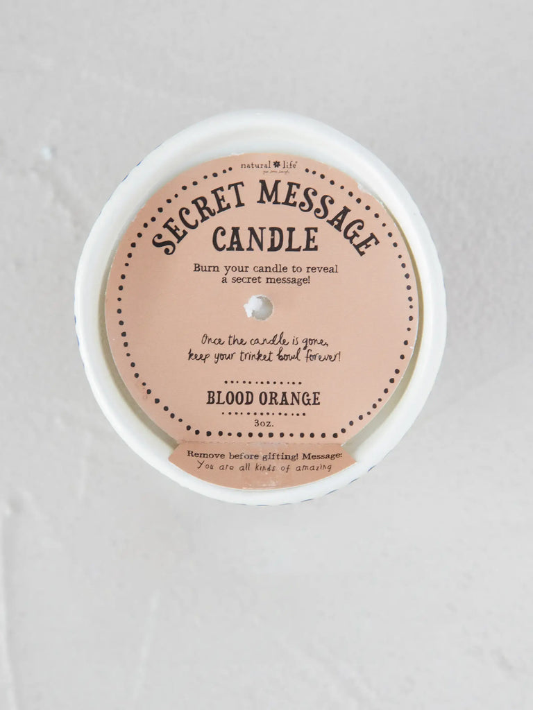 Secret Message Candle - Amazing – Natural Life