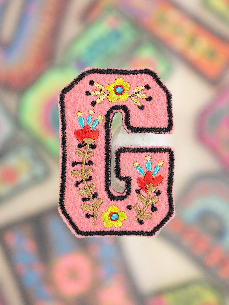 Stick-On Letter Patch - G – Natural Life
