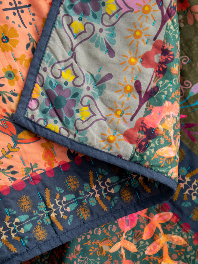 Bungalow Reversible Quilt - Maia – Natural Life