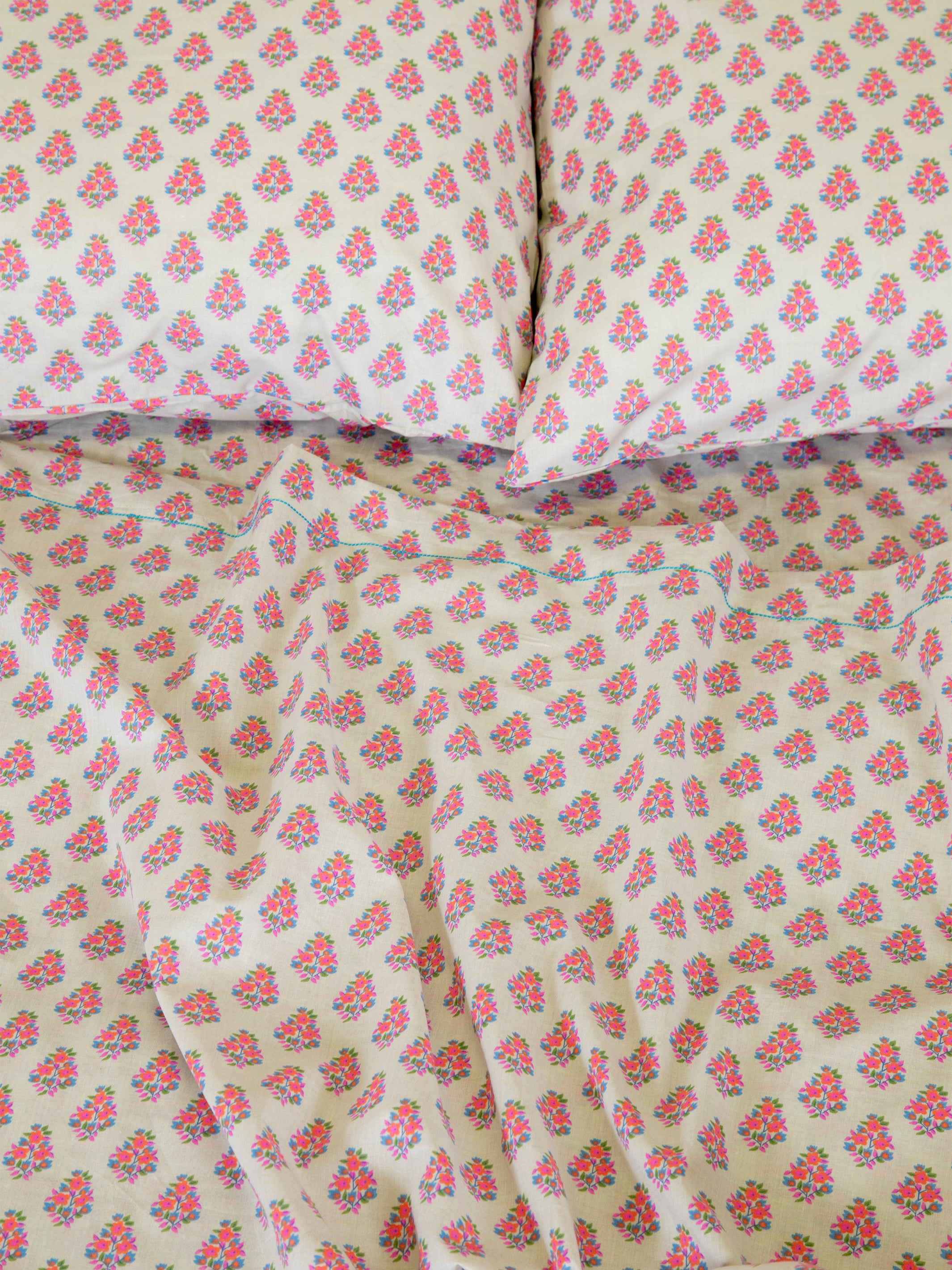 Mix & Match Soft Cotton Flat Sheet - Cream Maia – Natural Life